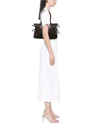 Fendi Zucca Canvas Etniko Handbag - Brown