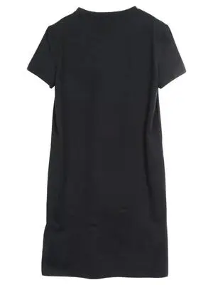 Hermès 2020 Embroidered Pocket Dress - Black