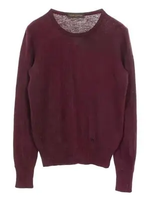 LOUIS VUITTON Long-sleeve Crew Neck Sweater - Red