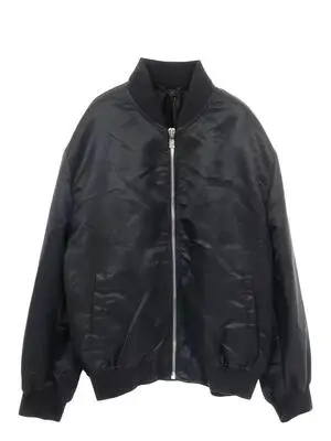 Versace 2020s Printed Bomber Jacket - Black