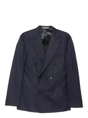 Corneliani Double-breasted Jacket - Blue
