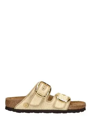 BIRKENSTOCK Raffia Arizona Sandals - Ivory