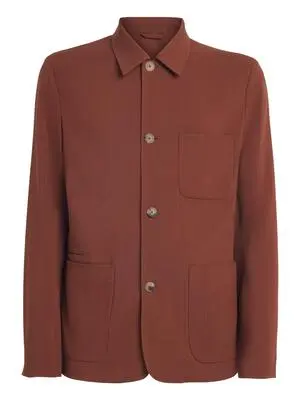 Paul Smith Wool Overshirt - Red