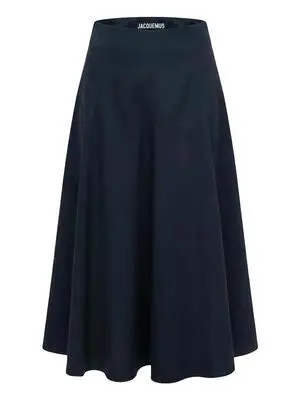 Jacquemus Triangle Midi Skirt - Blue
