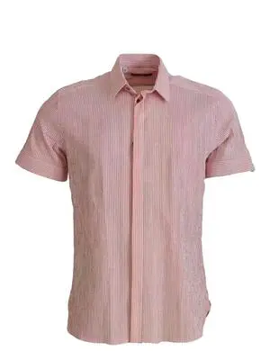 Dolce & Gabbana Striped Short-sleeve Shirt - Pink