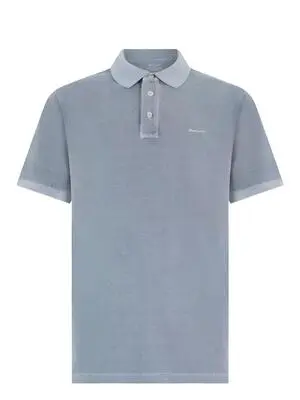 Gant Sunfaded Cotton Polo Shirt - Blue
