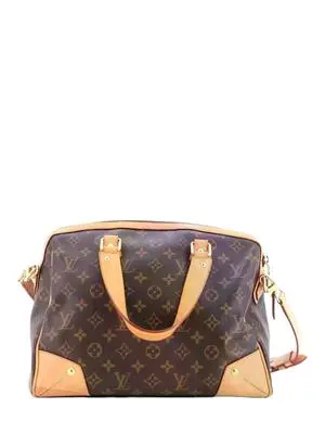 LOUIS VUITTON Monogram Canvas Retiro Pm Satchel - Brown