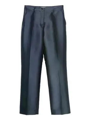 NINA 14.7 Pressed Crease Tailored Trousers - Blue