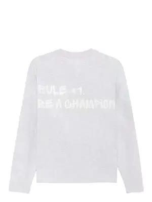 GEORGE. Logo Print Long Sleeve T-shirt - Grey