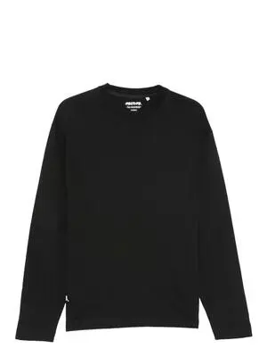 GEORGE. Long-sleeve Cotton T-shirt - Black