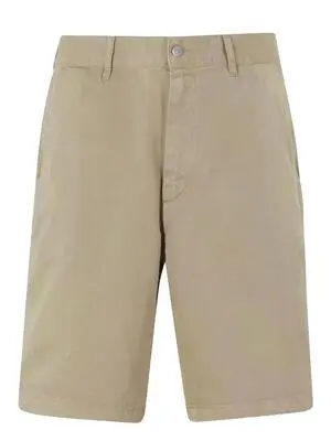 SUNFLOWER Twill Belt-loop Chino Shorts - Neutrals