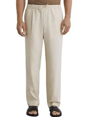 REISS Slayman Trousers - Off White
