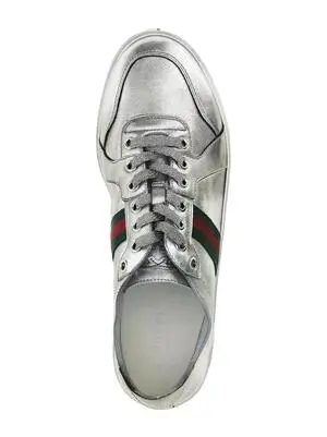 Gucci Stretch Low-top Sneakers - Silver