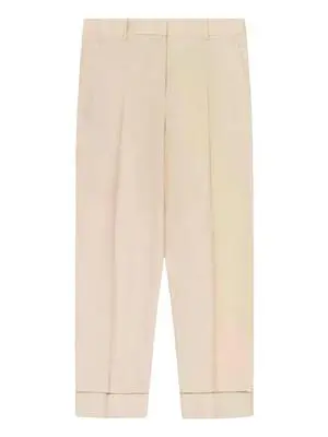 Incotex Regular-fit Turn-up Trousers - Neutrals