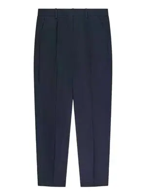 SLOWEAR Regular-fit Poplin Trousers - Blue