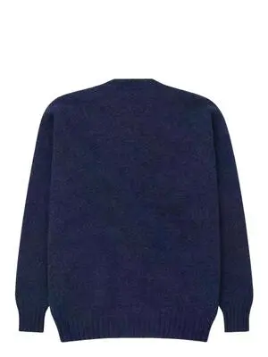 FORTELA Shetland Wool Sweater - Blue