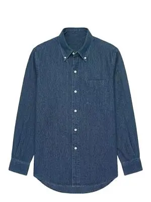 FORTELA King Button-down Shirt - Blue