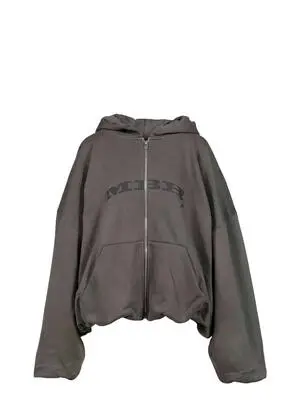 MISBHV Inflated Mbh Devil Zip-up Hoodie - Grey