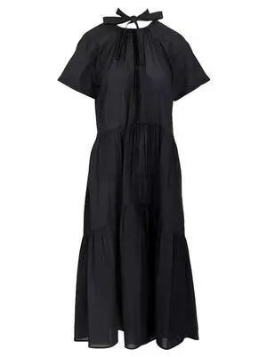 Max Mara Alloro Tiered Dress - Blue