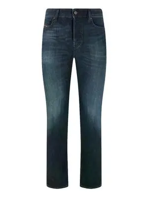 DIESEL® Straight-leg Faded Jeans - Blue