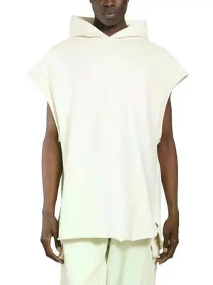 ROADLESS Sleeveless Jersey Hoodie - Neutrals