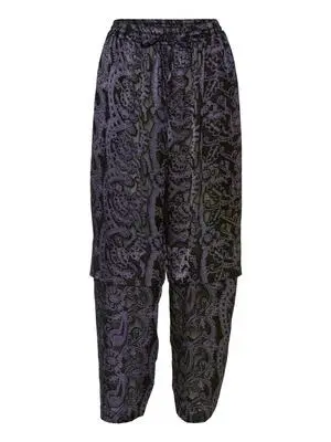 Henrik Vibskov Burnout-pattern Trousers - Purple