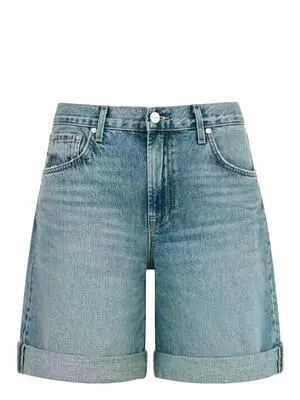 TWP Faded Turn-up Shorts - Blue