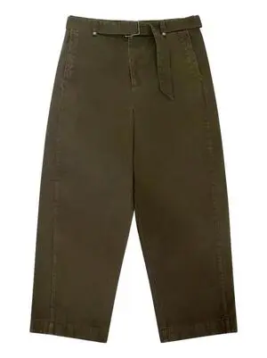 ENTIRE STUDIOS Gully Belted Wide-leg Jeans - Green