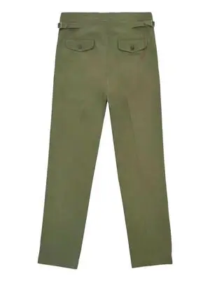 FORTELA Oklahoma Pleated Trousers - Green