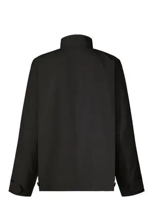 Issey Miyake High-neck Button-cuff Jacket - Black