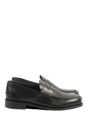 BERWICK 1707 Serrated Edge Penny Loafers - Black