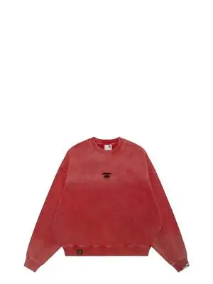 AAPE BY *A BATHING APE Crew Neck Sweatshirt - Red