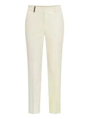 Peserico Tailored Trousers With Belt Loops - Neutrals