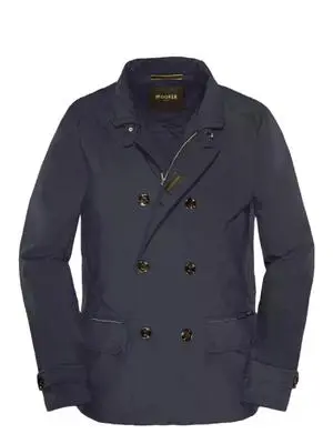 MOORER Nabucco-km Double-breasted Jacket - Blue