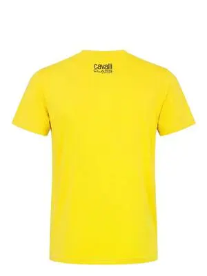 Roberto Cavalli Logo-print T-shirt - Yellow