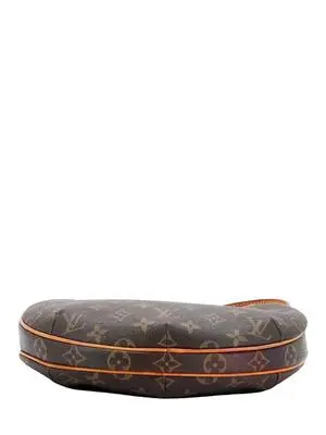 LOUIS VUITTON Monogram Canvas Croissant Pm Hobo Bag - Brown