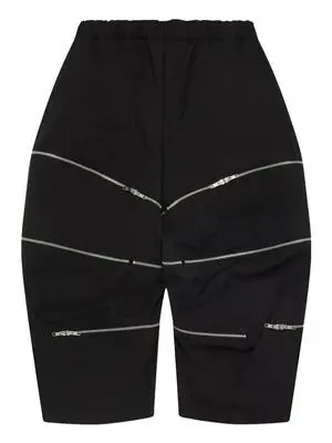 Comme Des Garçons Zip-detail Trousers - Black
