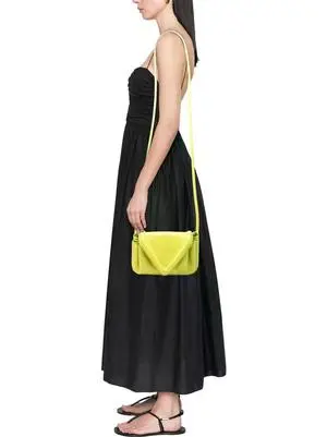 Bottega Veneta 2012-2026 Leather Beak Crossbody Bag - Yellow