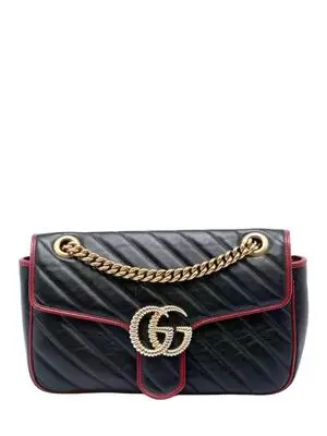 Gucci Gucci GG Marmont Shoulder Bag Black