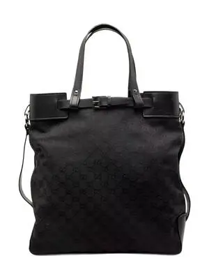 Gucci Gucci GG Canvas Tote Bag Black