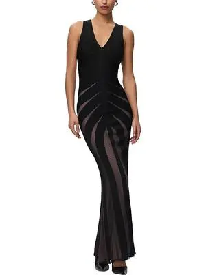 HERVE LEGER Herve Leger Valia Mermaid Gown
