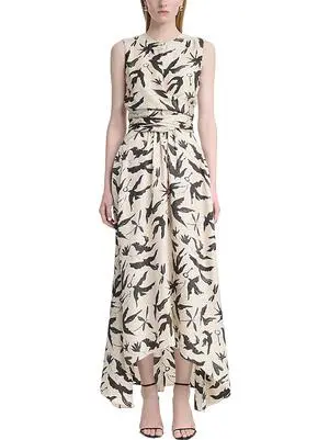 Altuzarra Penny Printed Maxi Dress - Tapioca Bird