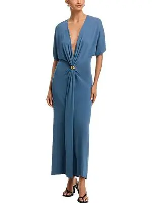 Altuzarra Rene Maxi Dress - Ash Blue