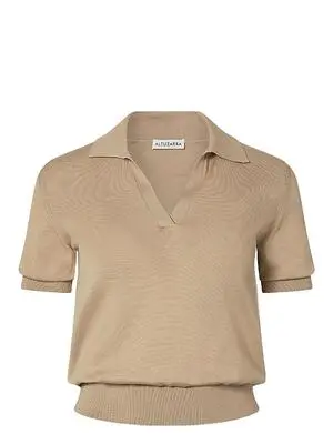 Altuzarra Clay Polo Sweater - Bone