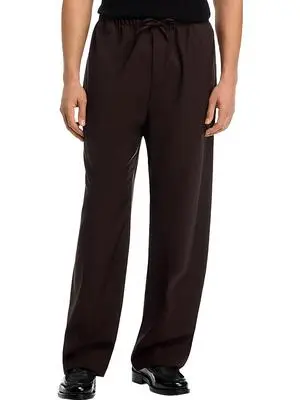 BOSS Boss X Beckham Wool Drawstring Trousers Medium Brown
