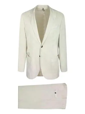 DELL'OGLIO Single-breasted Suit - Neutrals