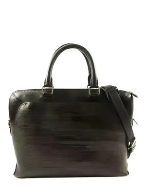 LOUIS VUITTON Oliver Briefcase Two-way Calfskin Tote Bag - Black