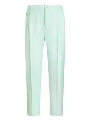 Dolce & Gabbana Viscose Canvas Trousers - Blue