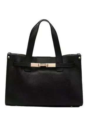 MARC ELLIS Logo Plaque Tote Bag - Black
