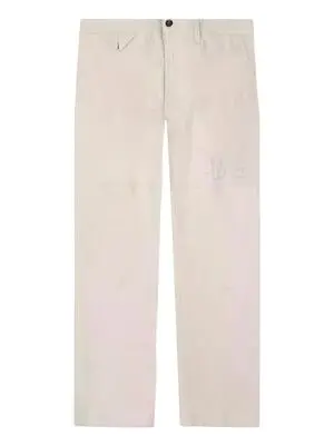 HONOR THE GIFT Embroidered Logo Pocket Trousers - Neutrals